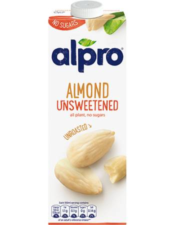 ALPRO ALMOND MILK UNSWEETENED DRINK 1L