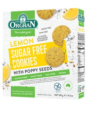 ORGRAN LEMON COOKIES 130G