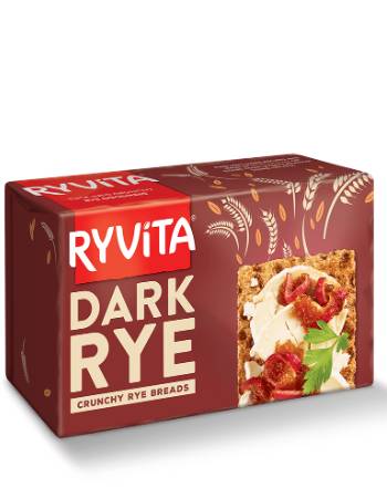 RYVITA DARK RYE CRUNCHY RYE BREADS 250G