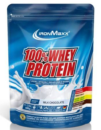 IRONMAXX 100% WHEY PROTEIN MILK CHOCOLATE 500G