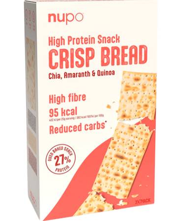 NUPO HIGH PROTEIN SNACK | CRISP BREAD (7 X 25G)
