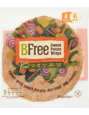 BFREE SWEET POTATO WRAP (6 X 42G)