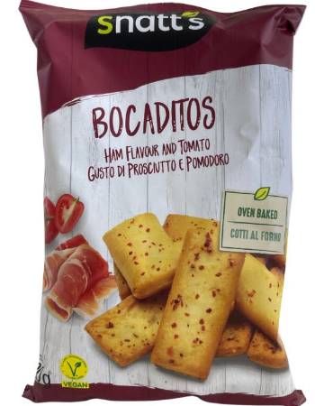 SNATTS BOCADITOS HAM FLAVOUR & TOMATO 120G
