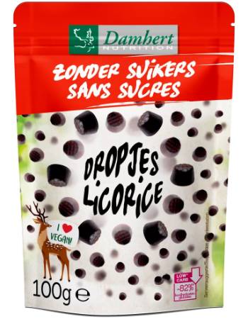 DAMHERT DROPJE LICORICE 100G