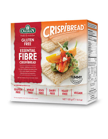 ORGRAN ESSENTIAL FIBRE CRISPBREAD 125G