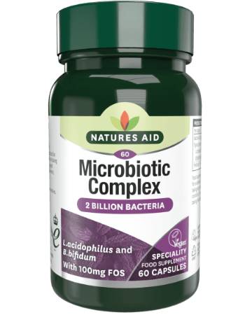 NATURES AID MICROBIOTIC COMPLEX 60 CAPSULES