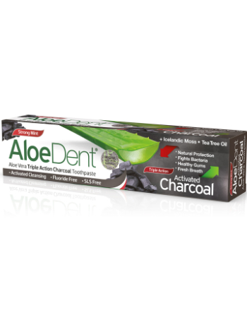 OPTIMA ALOEDENT CHARCOAL TOOTHPASTE 100ML